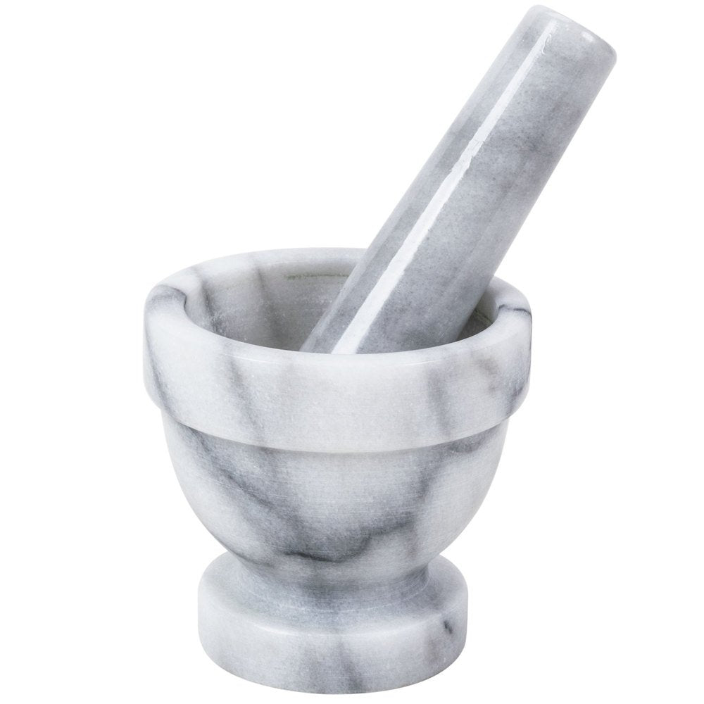 Thunder Group MRGR003 Marble Grinder, 3-Inch, White